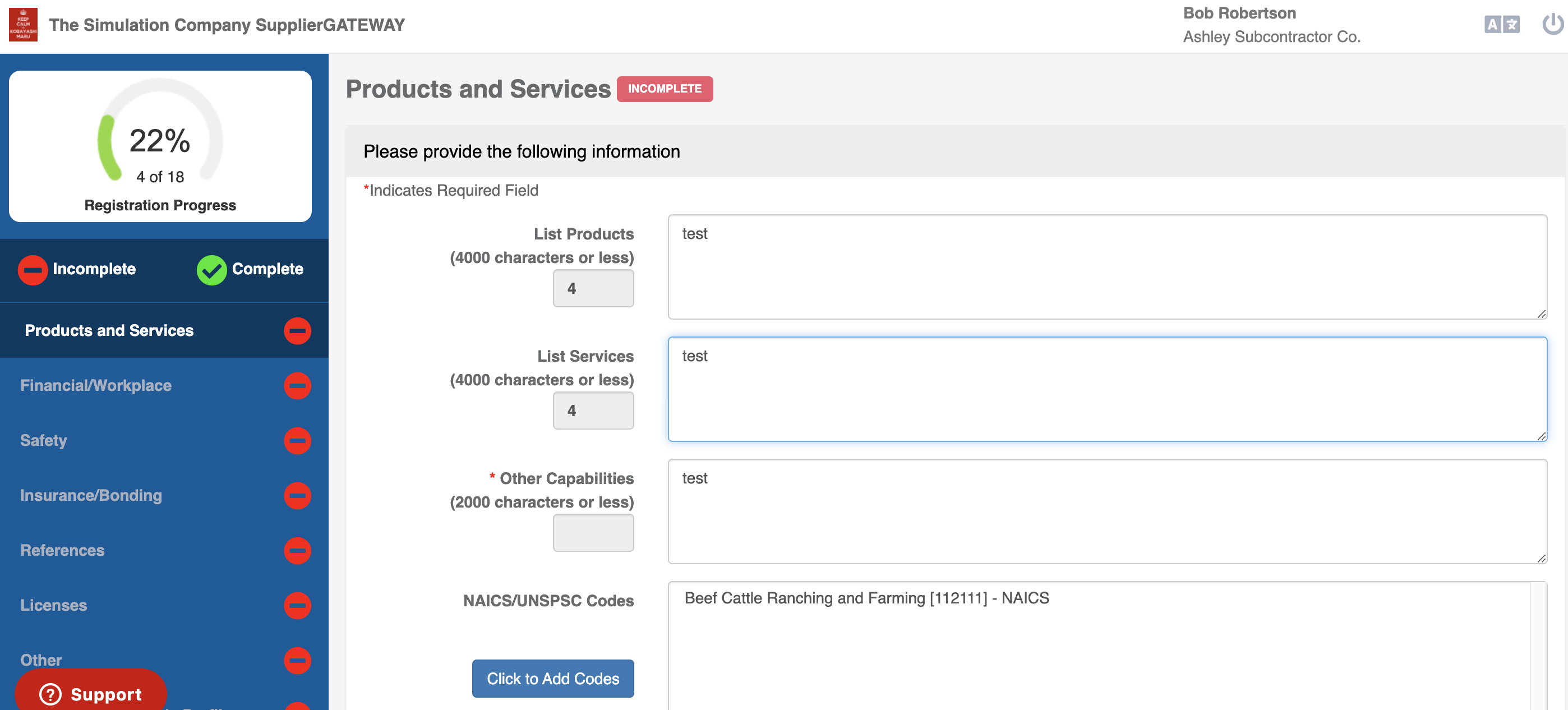 Supplier Registration - Products and Services – SupplierGATEWAY Support ...